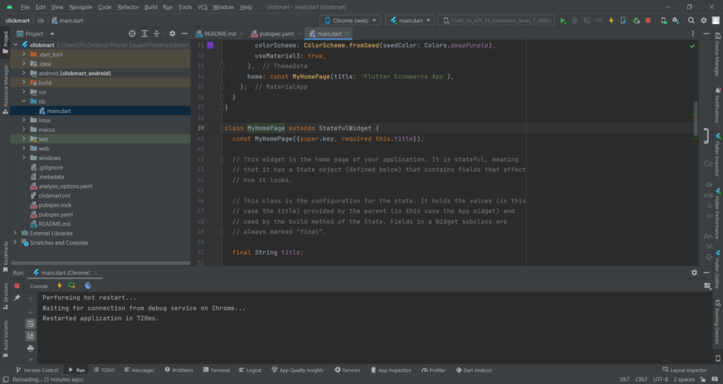 Starting Ecommerce App Development with Flutter - Peanut Square